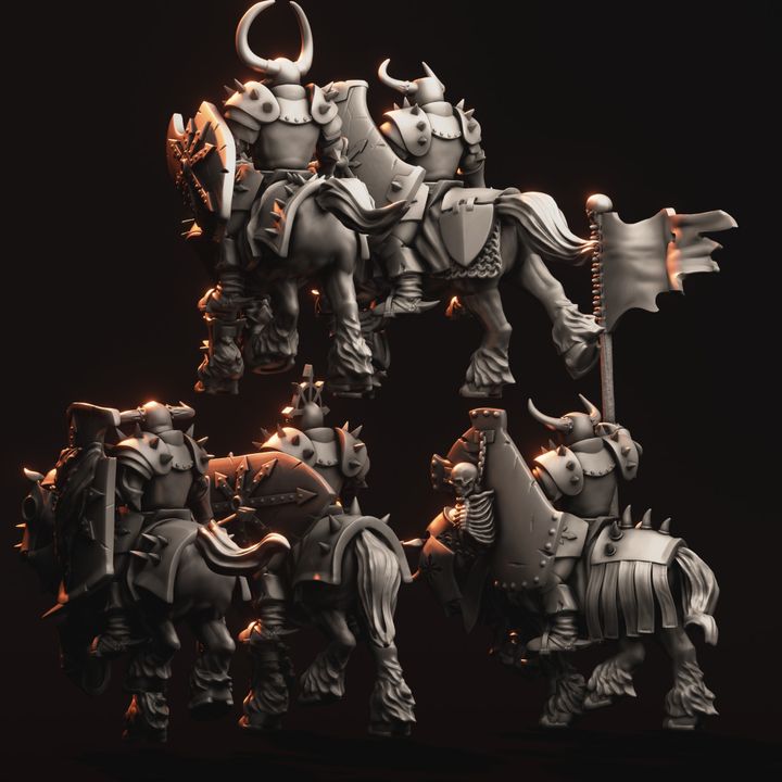 3D Printable Corrupted Knights by SabertoothCollectibles
