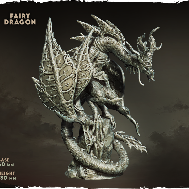 3D Printable Fairy Dragon - Reign of Dragons by Monolith Arts