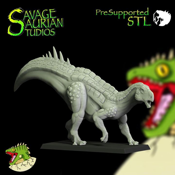 3D Printable Tenontosaurus by Savage Saurian Studios
