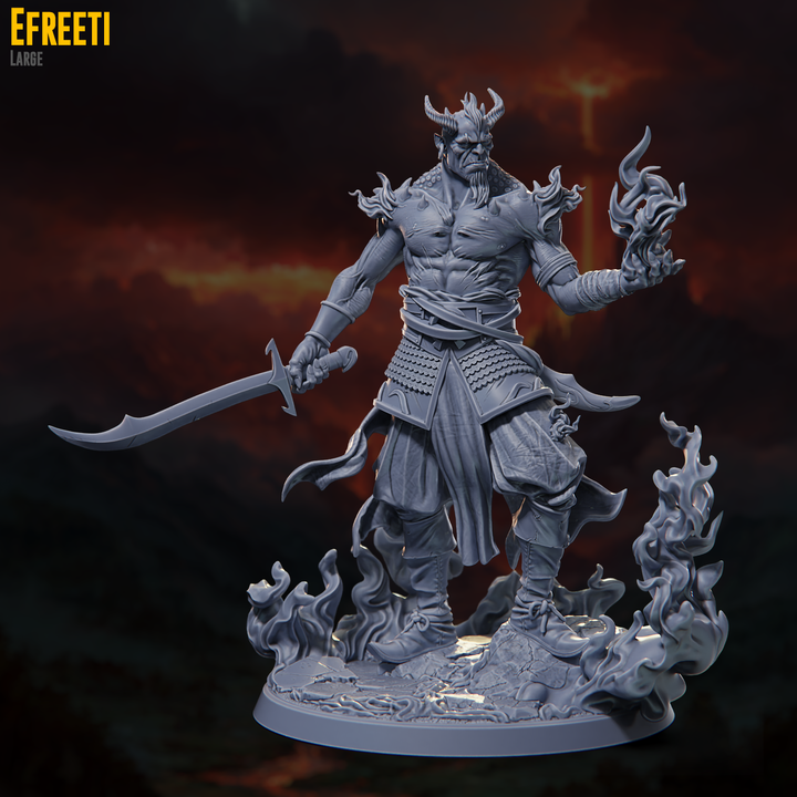 3D Printable Efreeti by Claymore Miniatures