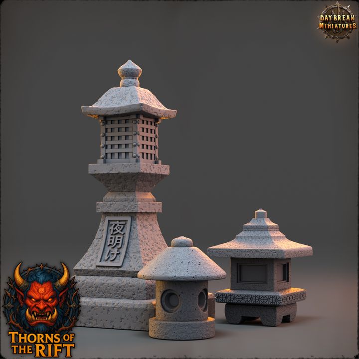 3D Printable Oni - COMPLETE PACK by Daybreak Miniatures