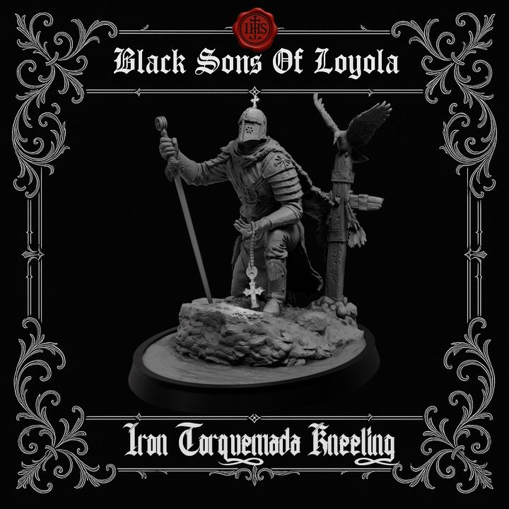 3D Printable Iron Torquemada Kneeling by Black Sons Of Loyola