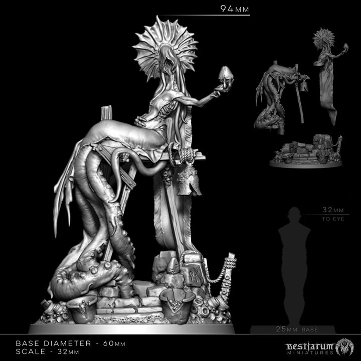 3D Printable The Brine Hag | Ngorroth | Eldritch Horrors by Bestiarum ...