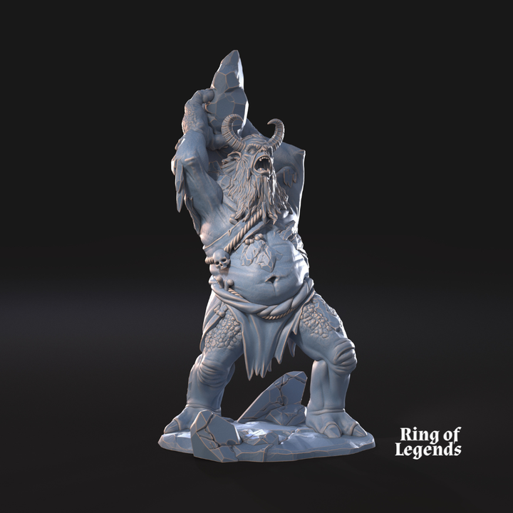3D Printable 1x Snow Troll | Fellmount Reavers | Ring of Legends by ...