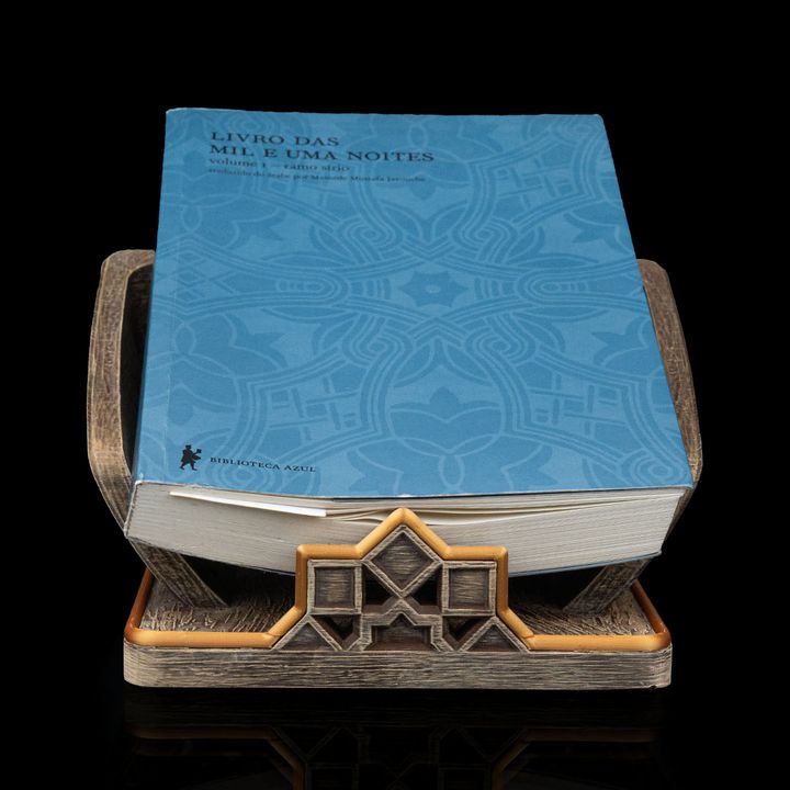 3D Printable Foundation of Wisdom - Book Stand by Stlflix