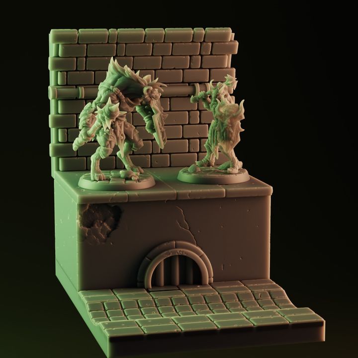 3D Printable Below the Streets – Modular Sewer Terrain for Tabletop ...