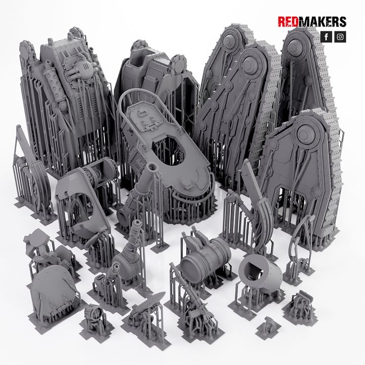 3D Printable Bastion – Solar Heavy Tank – Imperial Force by RedMakers