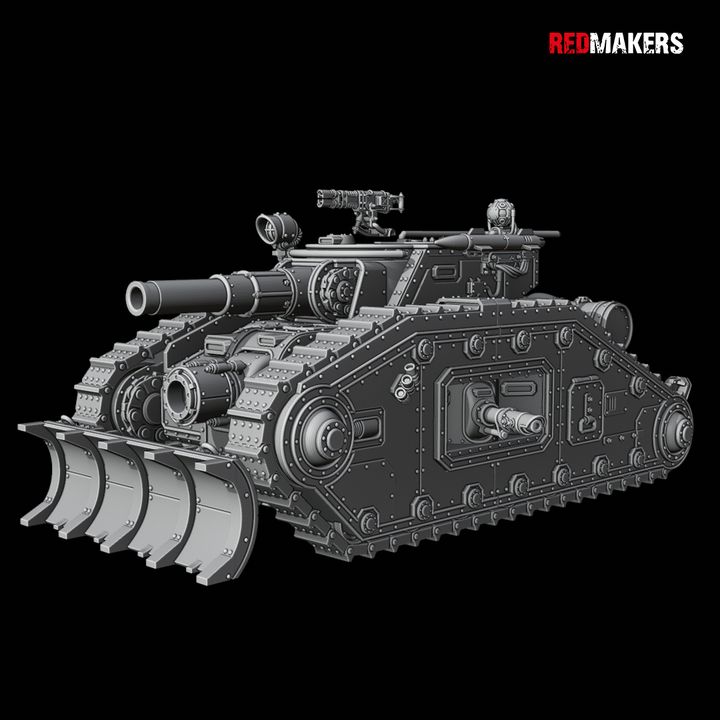 3D Printable Bastion – Solar Heavy Tank – Imperial Force by RedMakers