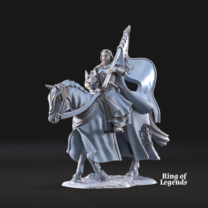 3D Printable Swan Rider Banner and Foot | White Swan | Ring Of Legends ...