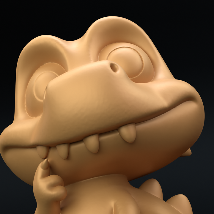 3D Printable Simboo cartoon creature by Tayyab