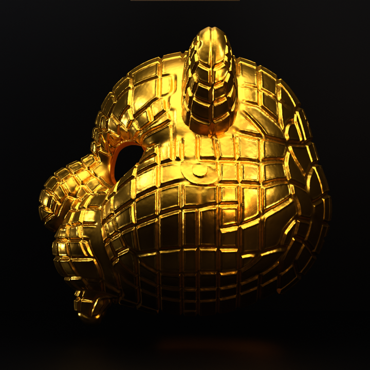 3D Printable squid game boss mask by Tayyab