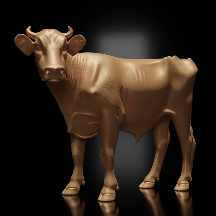 3D Printable cow by Tayyab