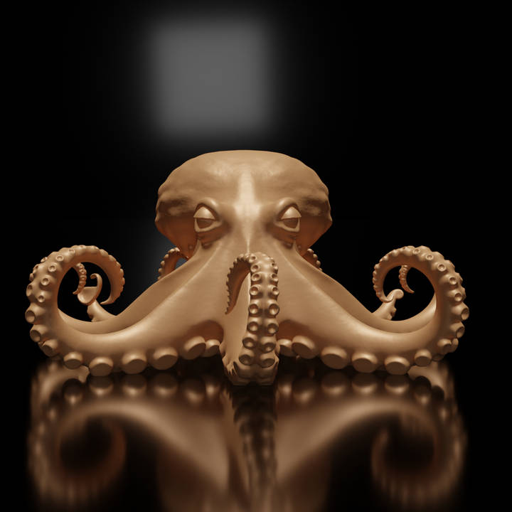 3D Printable octopus by Tayyab