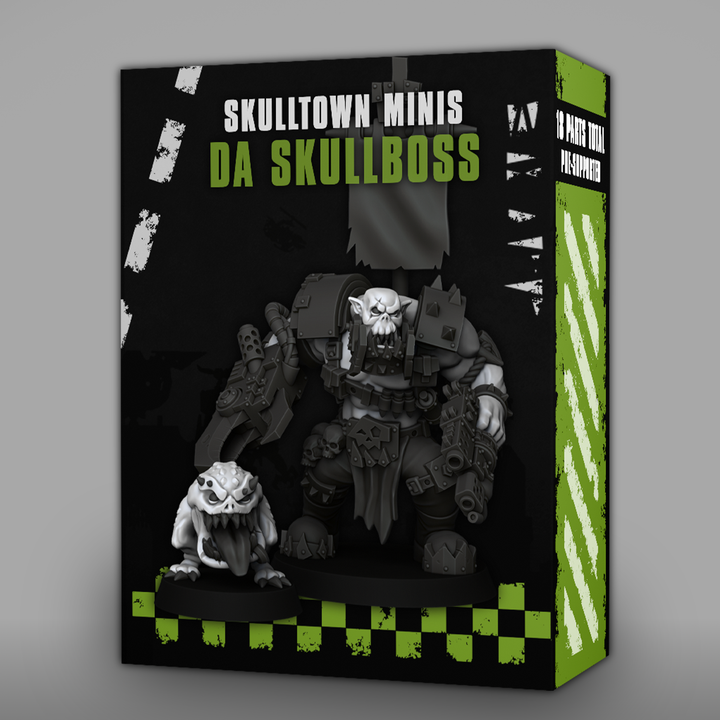 3D Printable Da Skullboss by Skulltown Minis