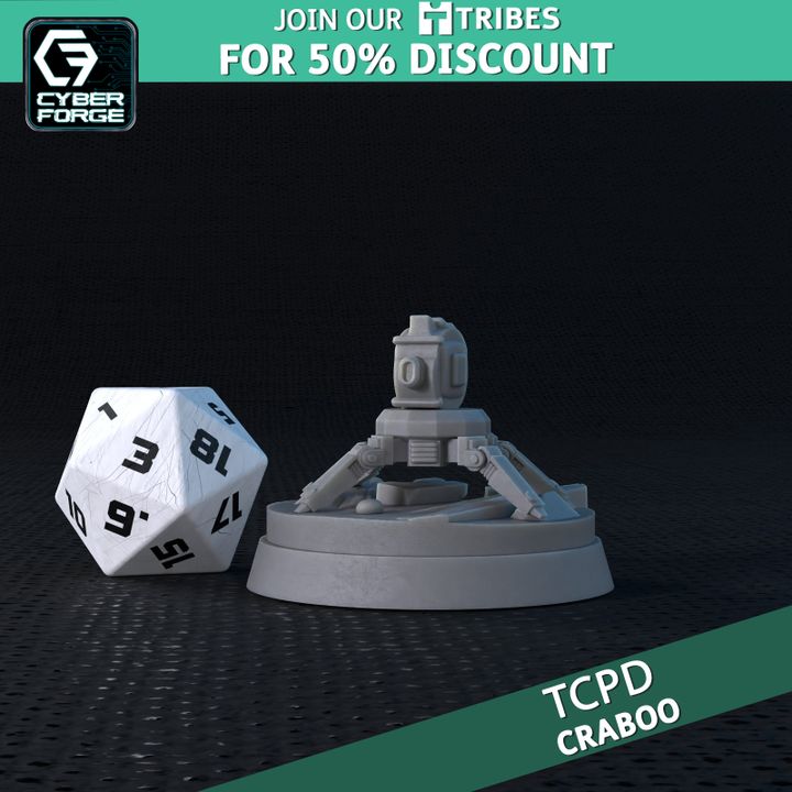 3D Printable TCPD - Craboo - Additional Miniatures by Titan Forge ...