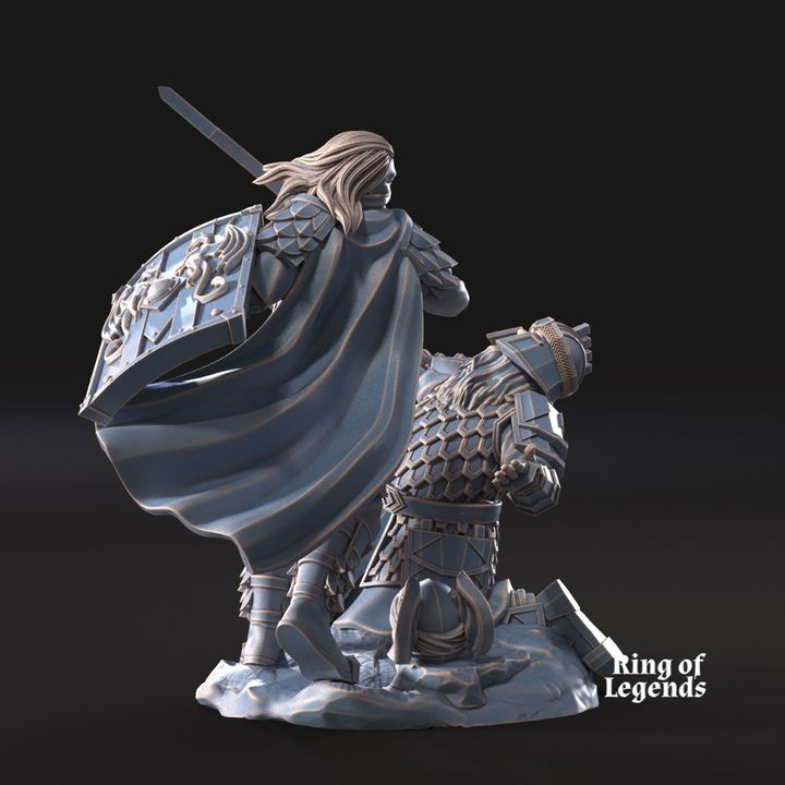 3D Printable Rabänti General of the Elite | Dragon Army | Ring of ...