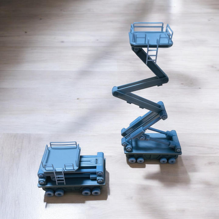 3D Printable [Boom lift] STL data for 3D printing by MakeMakeHappy