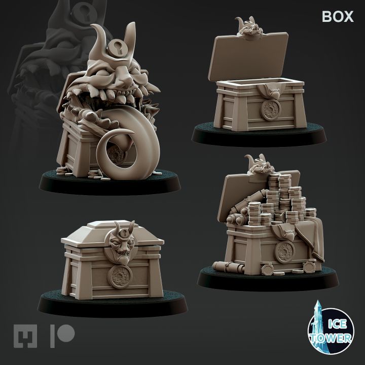 3D Printable The Amazon Chest - Mimic by Ice Tower