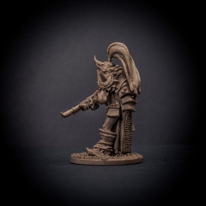3D Printable Elderberrian Traitor Guard 1 by Knucklebones Miniatures