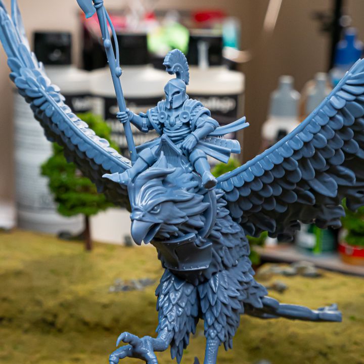 3D Printable Fire and Ice Phoenix - Highlands Miniatures by Highlands ...