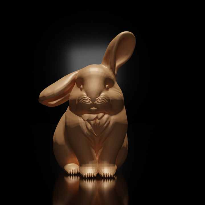 3D Printable Rabbit 2 by Tayyab
