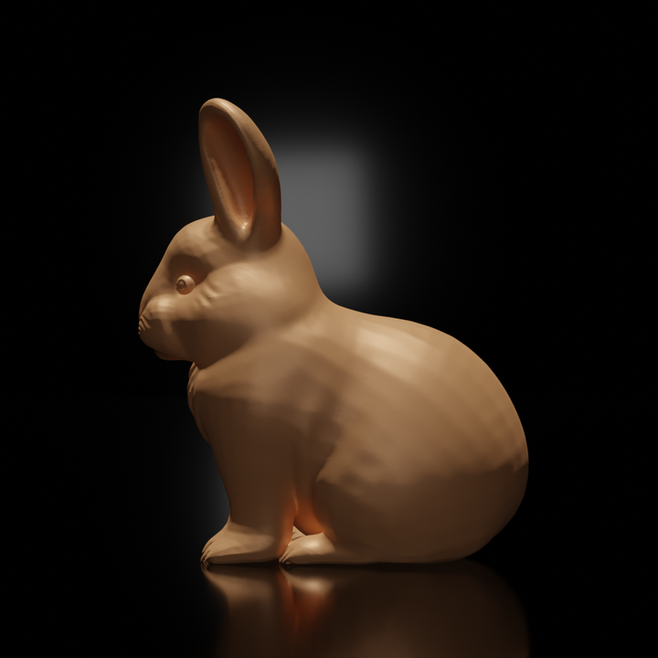 3D Printable Rabbit 2 by Tayyab