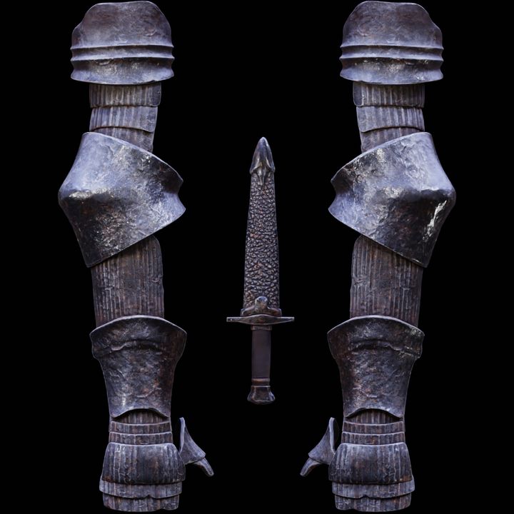 3D Printable SOUL OF CINDER Arm Gauntlets Armor STL Fan Art Model by ...