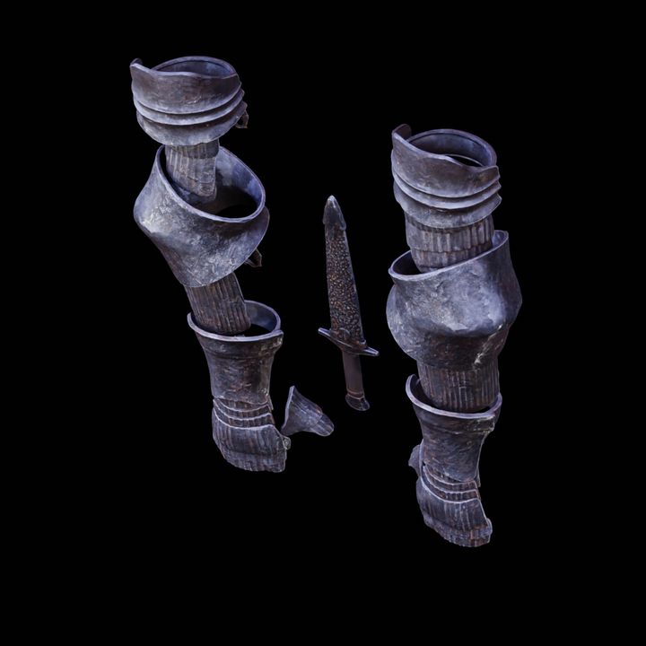 3D Printable SOUL OF CINDER Arm Gauntlets Armor STL Fan Art Model by ...