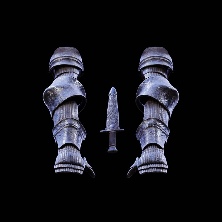 3D Printable SOUL OF CINDER Arm Gauntlets Armor STL Fan Art Model by ...