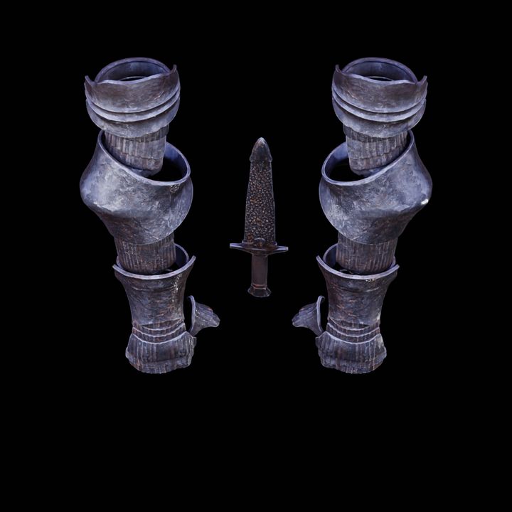 3D Printable SOUL OF CINDER Arm Gauntlets Armor STL Fan Art Model by ...