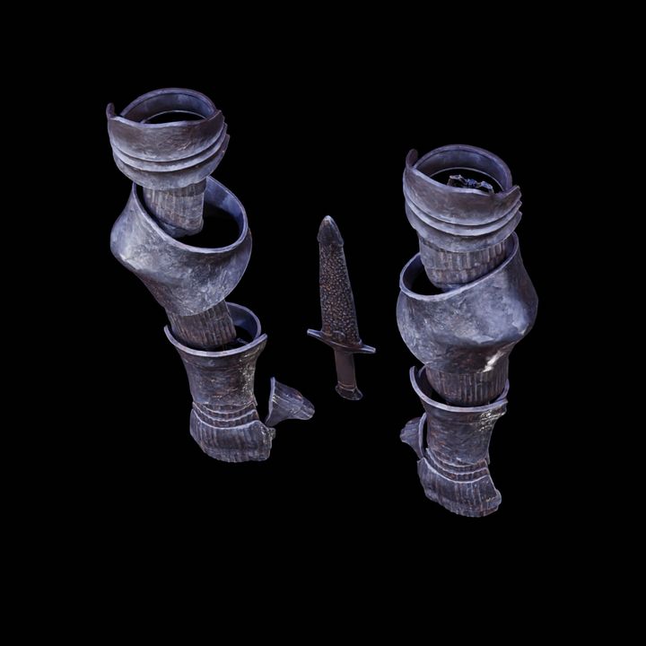 3D Printable SOUL OF CINDER Arm Gauntlets Armor STL Fan Art Model by ...