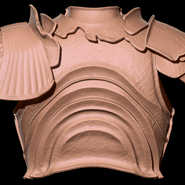 3D Printable SOUL OF CINDER Armor Chest Gorget Pauldrons STL Fan Art ...