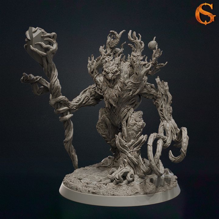 3D Printable Shambling Mounds and Corrupted Treants | Pre-Supported by ...