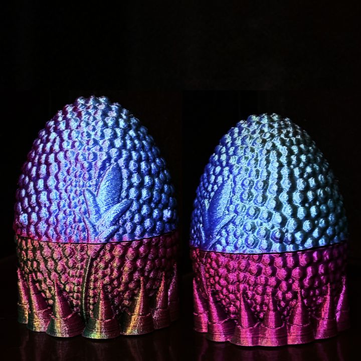 3D Printable Large Threaded Leafsong Dragon Egg - STL File for 3d ...