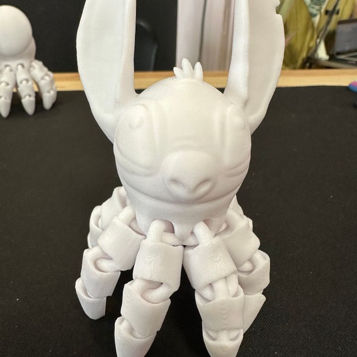 3D Printable Cute Flexi Stitch Octopus "Stitchtopus" print in place no ...