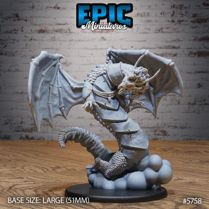3D Printable Cult Dragon Lung / Evil Drake Creature / Flying Dragonborn ...