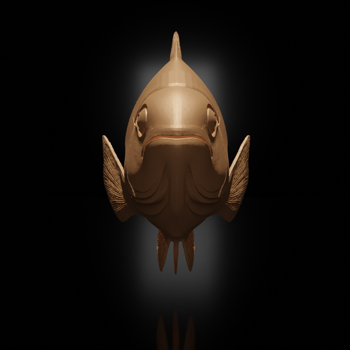 3D Printable crown fish by Tayyab