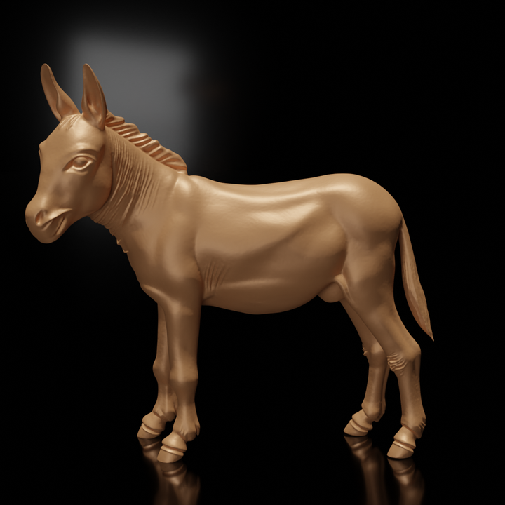 3D Printable Donkey by Tayyab