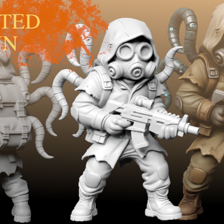 3D Printable ALIEN CORRUPTION: SOLDIERS OF THE VIRAL APOCALYPSE by Mini ...