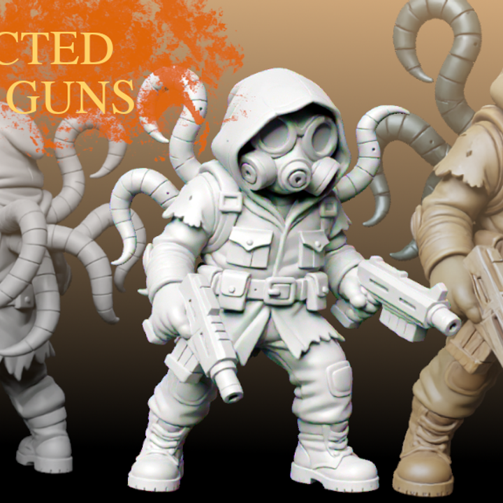 3D Printable ALIEN CORRUPTION: SOLDIERS OF THE VIRAL APOCALYPSE by Mini ...