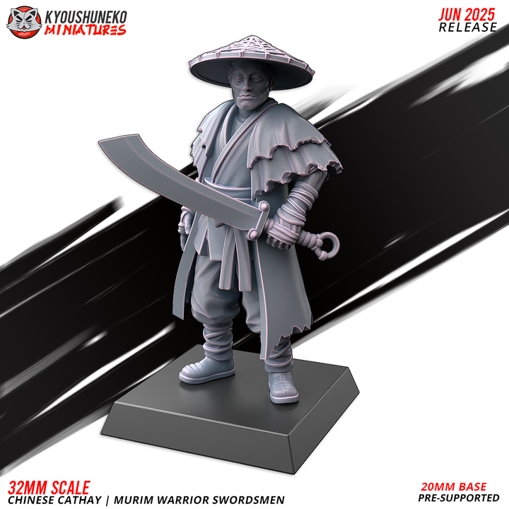 3D Printable Murim Warrior Swordsmen | Chinese Cathay by Kyoushuneko ...