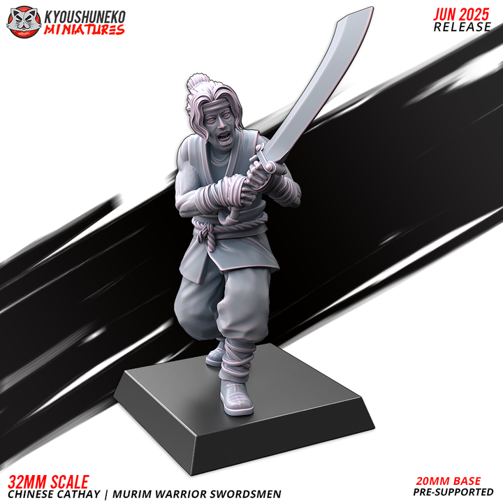 3D Printable Murim Warrior Swordsmen | Chinese Cathay by Kyoushuneko ...