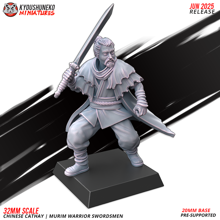3D Printable Murim Warrior Swordsmen | Chinese Cathay by Kyoushuneko ...