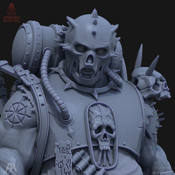 3D Printable Butcher by Epidemic Miniatures