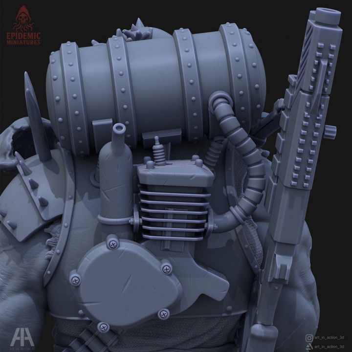 3D Printable Butcher by Epidemic Miniatures