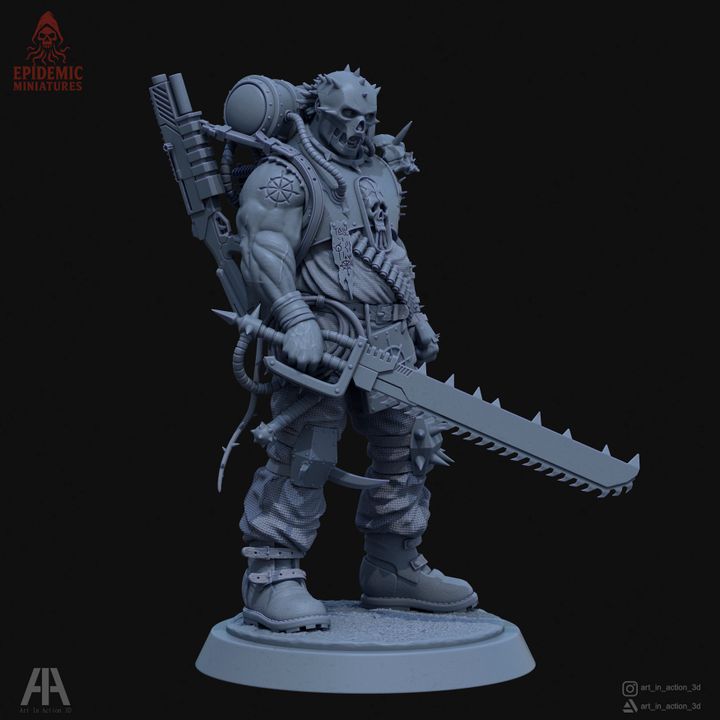3D Printable Butcher by Epidemic Miniatures