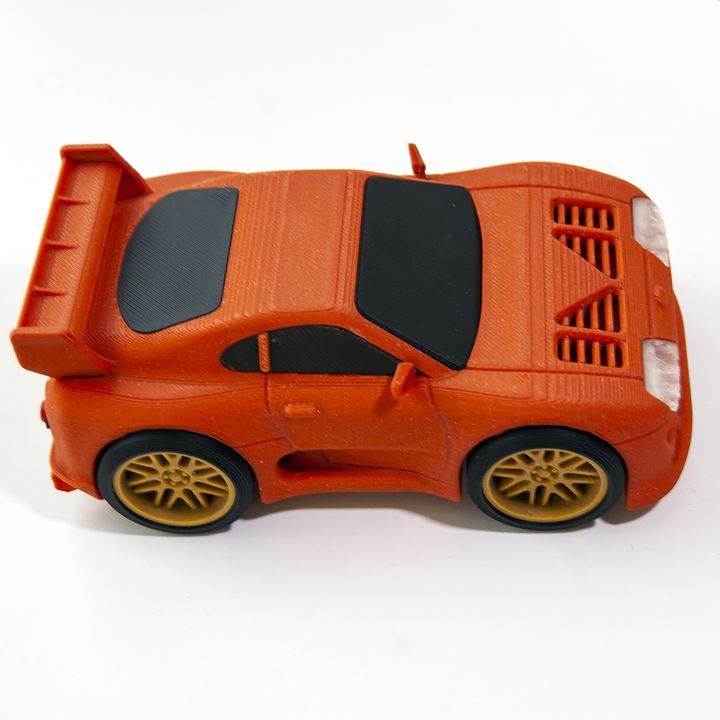 3D Printable Toyota Supra MK4 in Cartoon Style by Petr