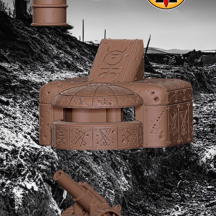 3D Printable Trench Bundle 4 by Skirmish Tabletop Terrain
