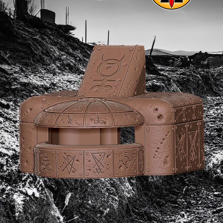 3D Printable Trench Bundle 4 by Skirmish Tabletop Terrain