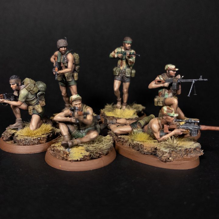 3D Printable GUNSLINGER: SCOUT (Rhodesian Bush Wars) by Flytrap Digital